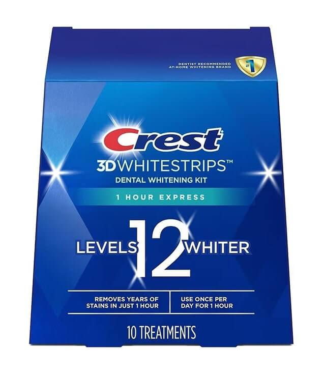 PALMARYA - CREST | 3D WHITESTRIPS 1-HOUR EXPRESS DENTAL WHITENING KIT